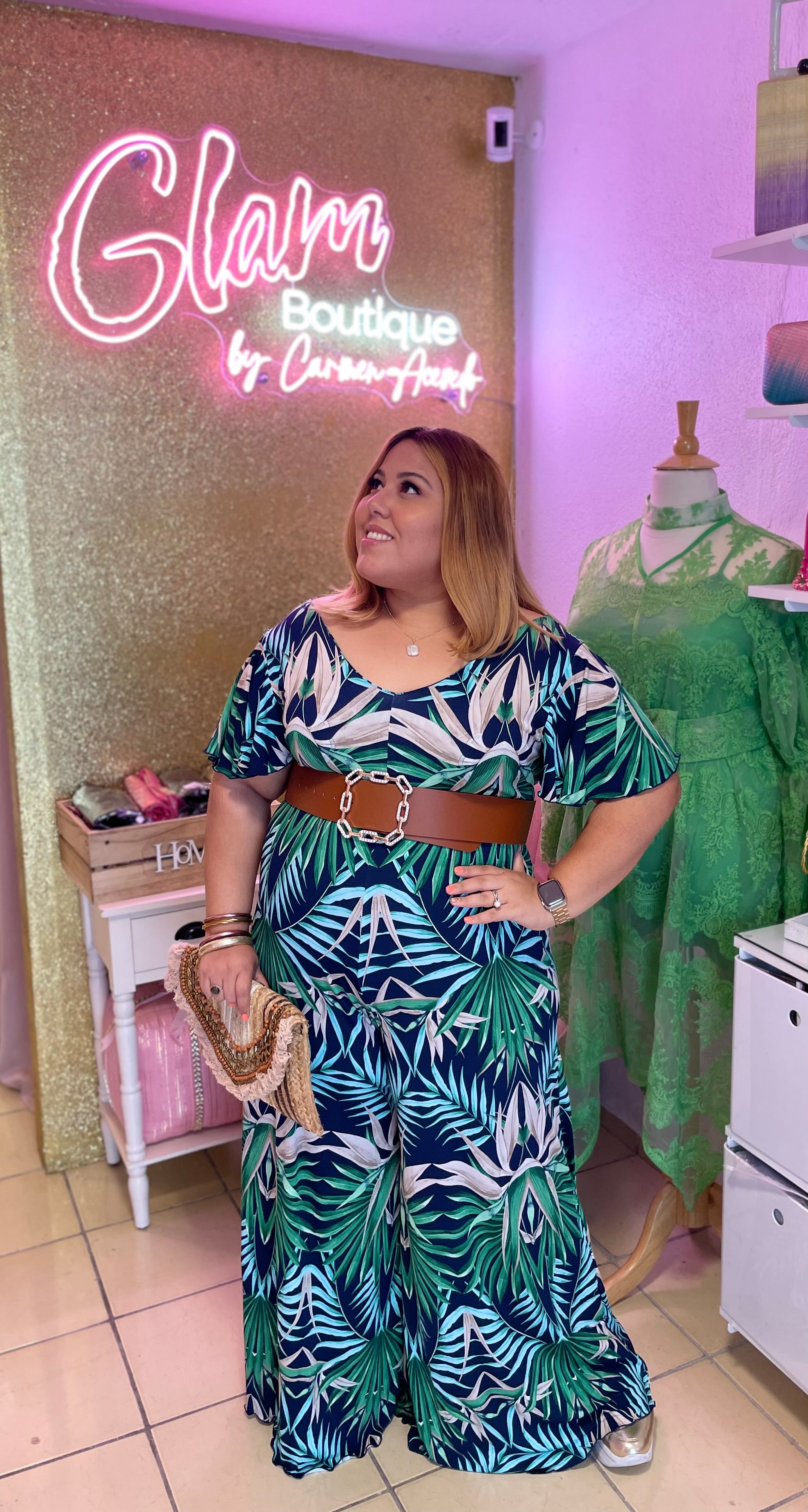 Jumpsuit Tropical – Glam Boutique Carmen Acevedo